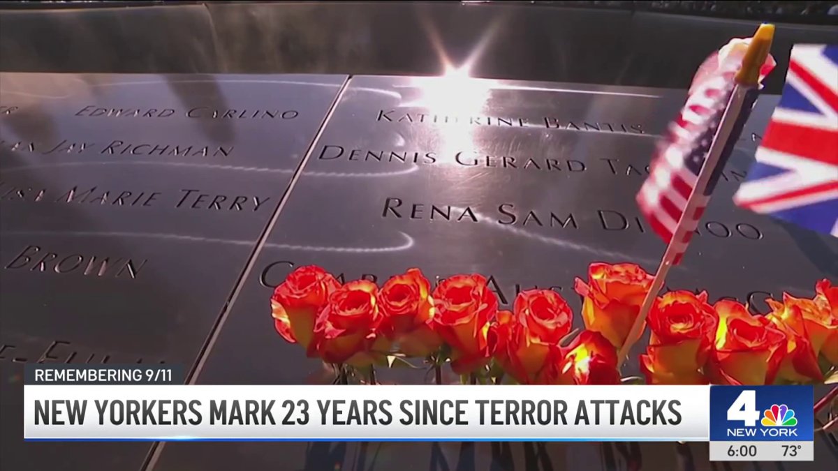 New Yorkers mark 23 years since terror attacks – NBC New York
