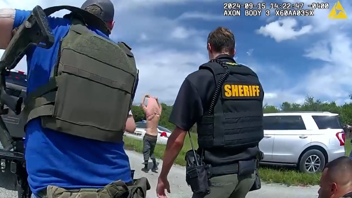 WATCH: Bodycam footage shows arrest of suspect near Trump International ...
