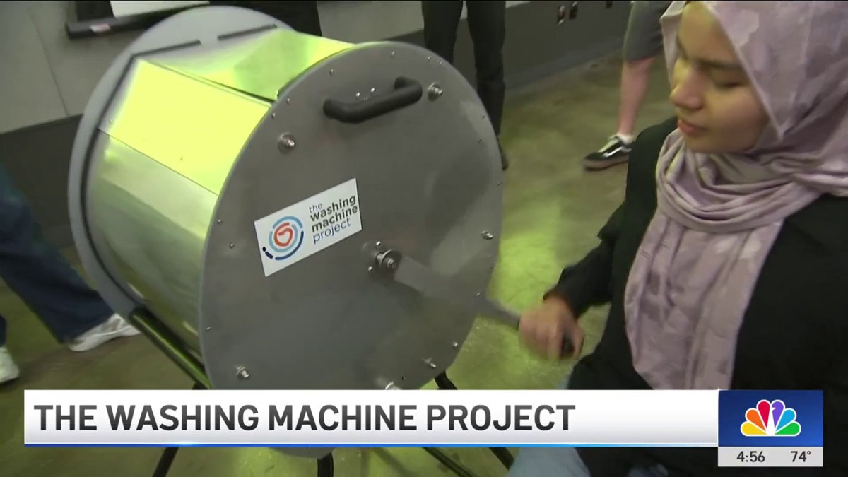 Getting families help through the Washing Machine Project – NBC New York