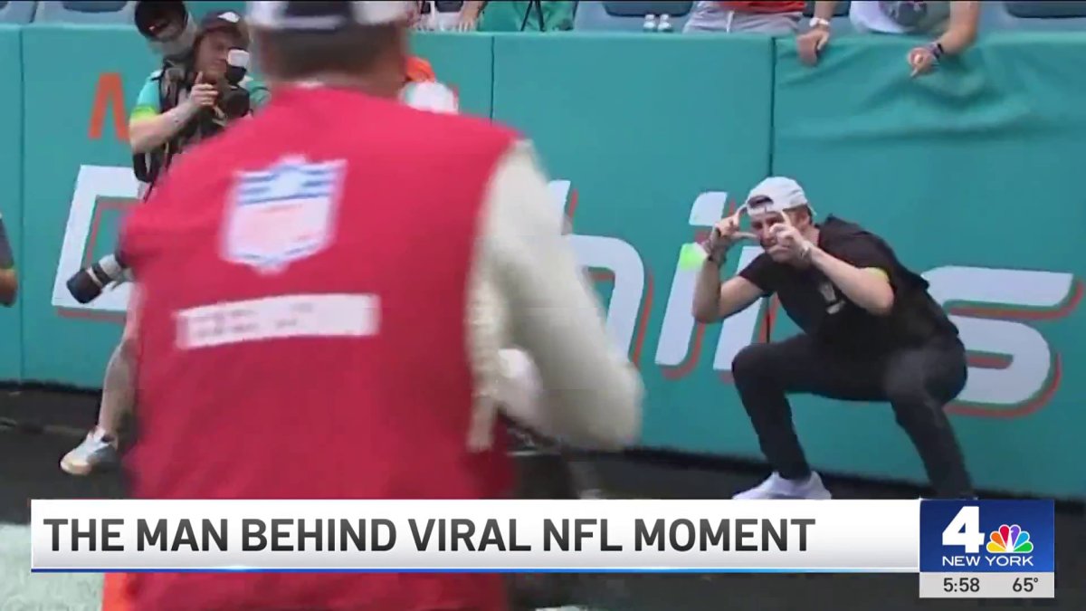 The man behind a viral NFL moment with Tyreek Hill – NBC New York