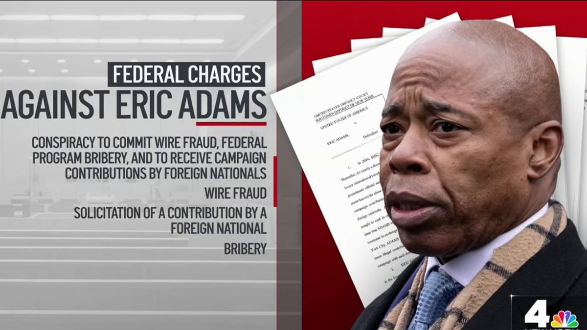 Mayor Eric Adams indicted on federal charges: Everything to know – NBC ...
