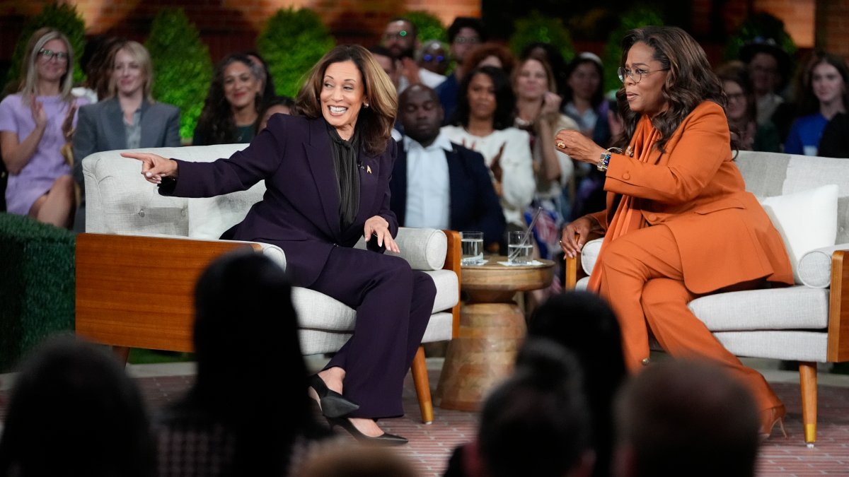 Oprah joins Kamala Harris for Michigan campaign livestream – NBC New York