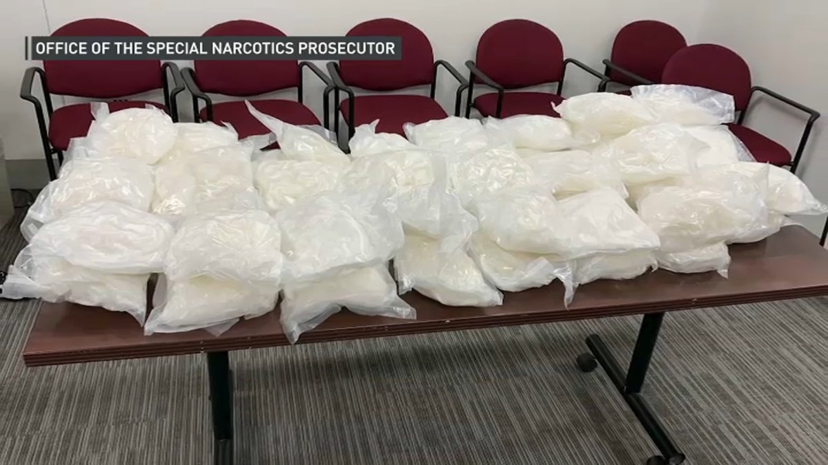 Over 110 pounds of crystal meth seized in $600K NYC drug bust – NBC New ... Over 110 pounds of crystal meth seized in $600K NYC drug bust – NBC New ...