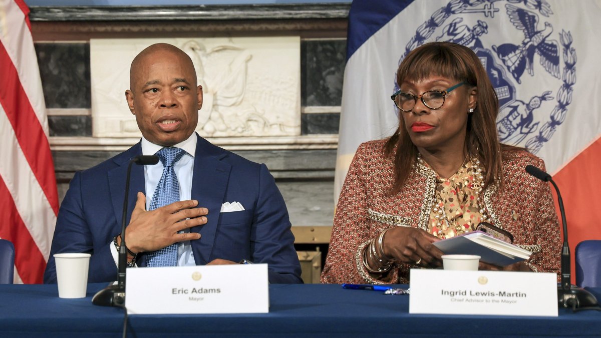 Ingrid Lewis-Martin resigns as chief adviser to Mayor Eric Adams – NBC ...
