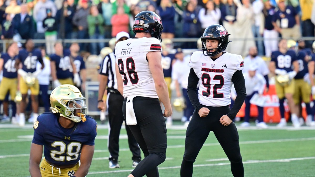 Northern Illinois stuns No. 5 Notre Dame 16-14 – NBC New York
