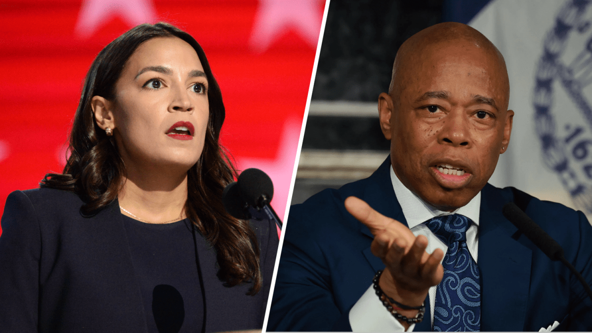 AOC calls on Eric Adams to resign, NYC mayor claps back – NBC New York
