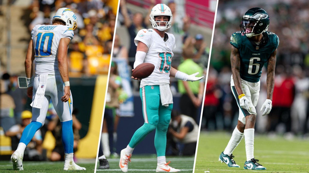 NFL injuries Week 4: Latest updates on Herbert, Thompson and more – NBC ...