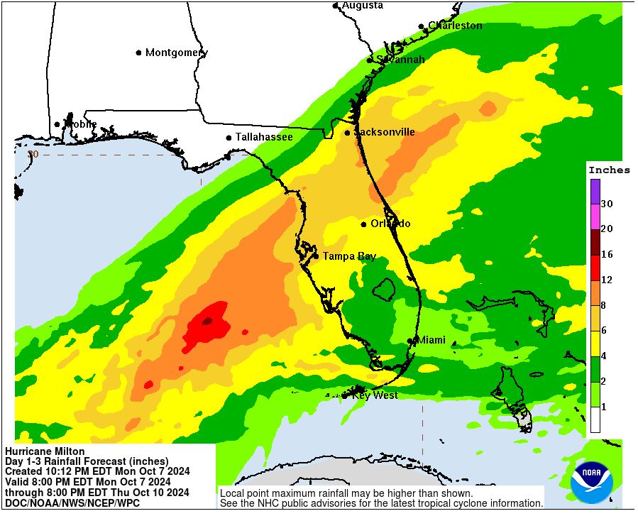 Milton hurricane tracker: Tampa, Orlando on track for hit – NBC New York