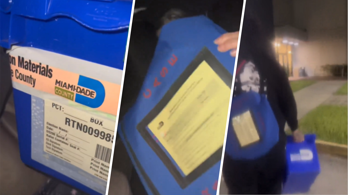 Ballot bin, bag fell off Miami-Dade Supervisor of Elections truck – NBC ...