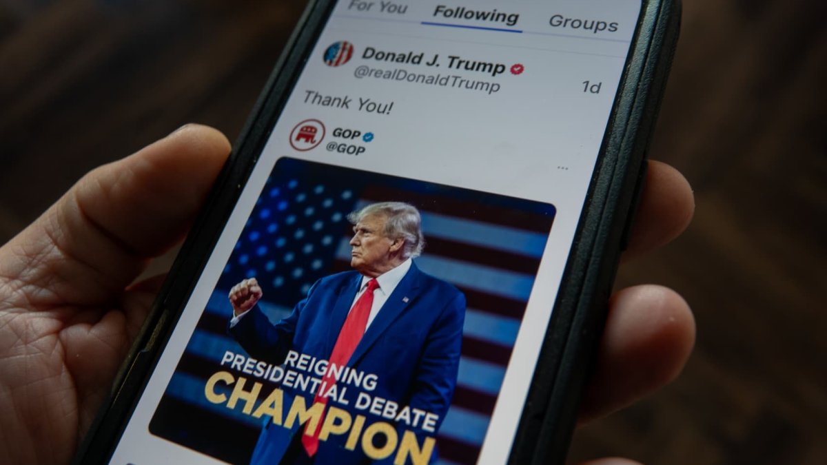 Trump Media stock surges as election betting odds shift, Truth Social ...