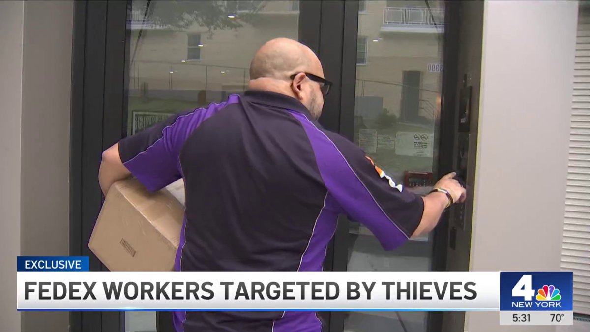 FedEx workers targeted by thieves across NYC – NBC New York