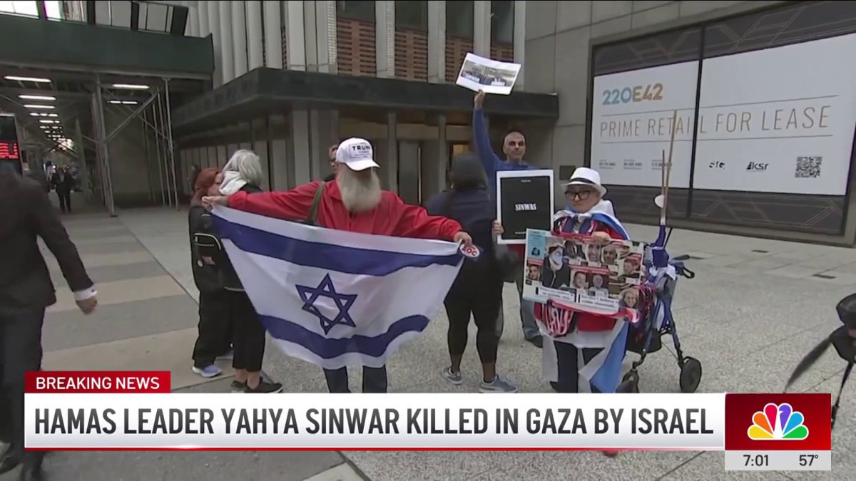 Reaction in NYC after Hamas leader Yahya Sinwar killed in Gaza by ...
