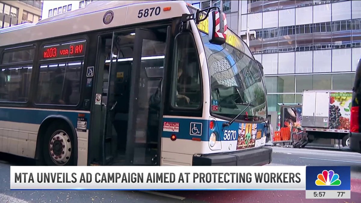 MTA unveils new ad campaign aimed at protecting workers – NBC New York