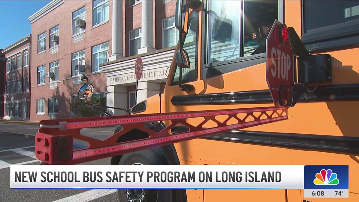 New school bus safety program on Long Island – NBC New York