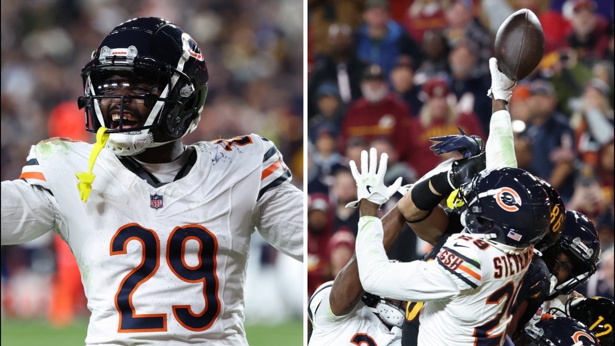 Bears’ Tyrique Stevenson makes embarrassing mistake in Week 8 – NBC New ...