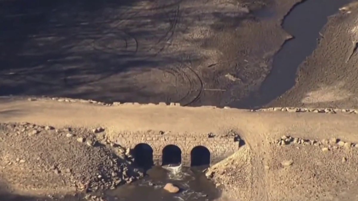 Decades old ‘ghost’ bridge unearthed at New Jersey reservoir – NBC New York