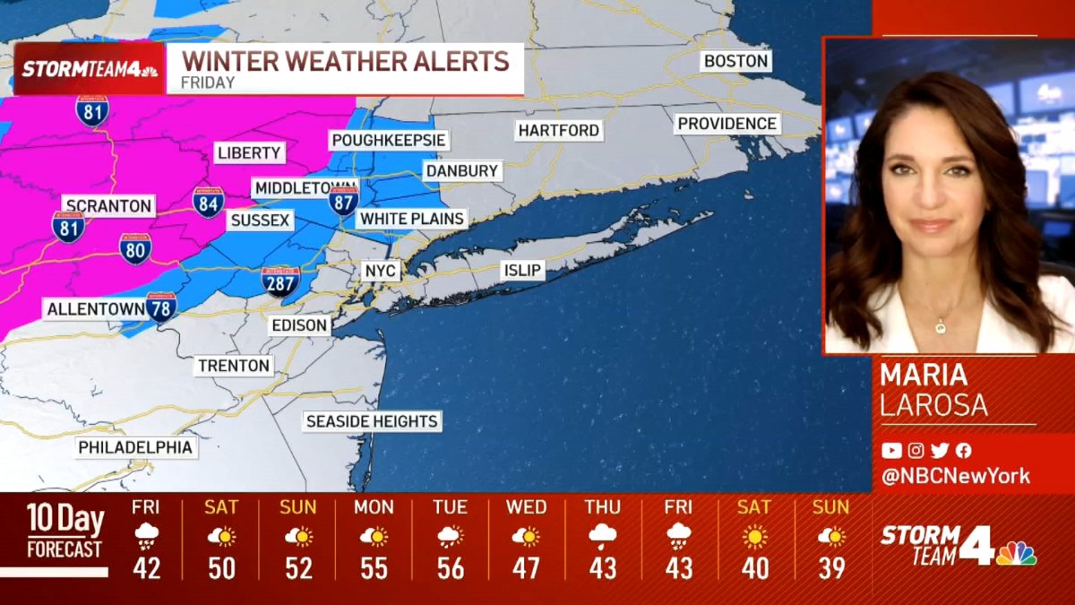 Latest Forecast From Storm Team 4 – NBC New York