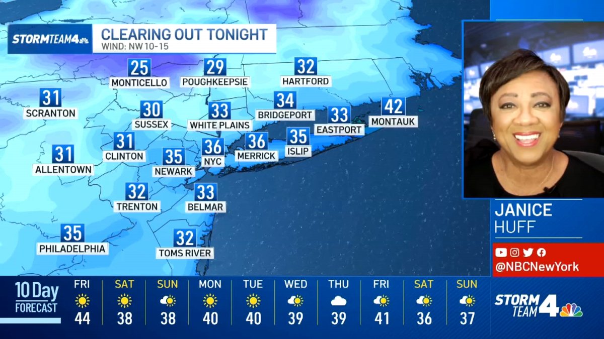 Latest Forecast From Storm Team 4 – NBC New York