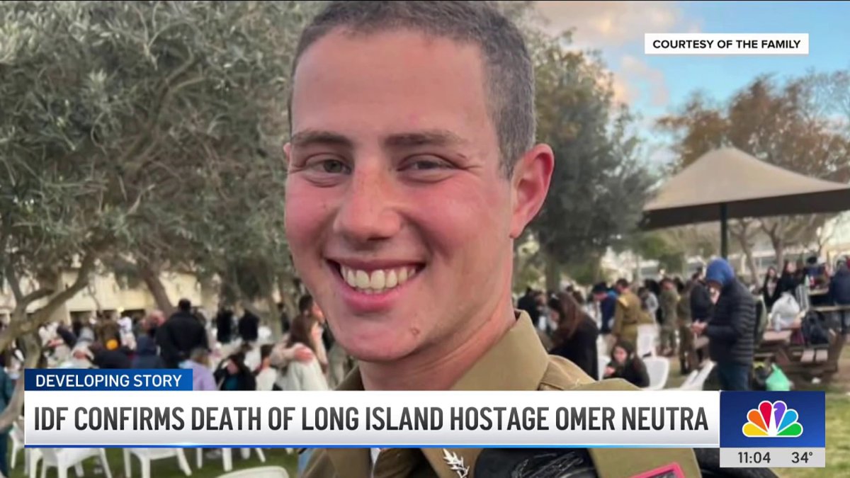 IDF confirms death of Long Island hostage Omer Neutra – NBC New York