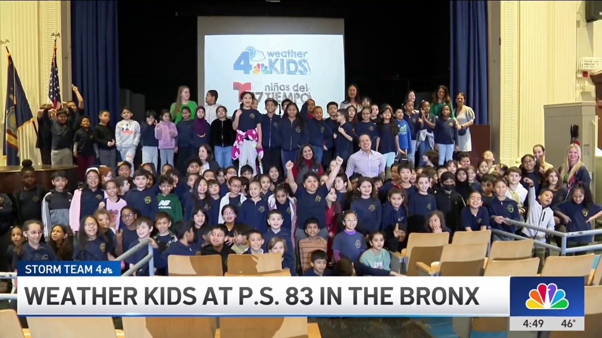 Weather Kids Visits PS 83 in the Bronx – NBC New York