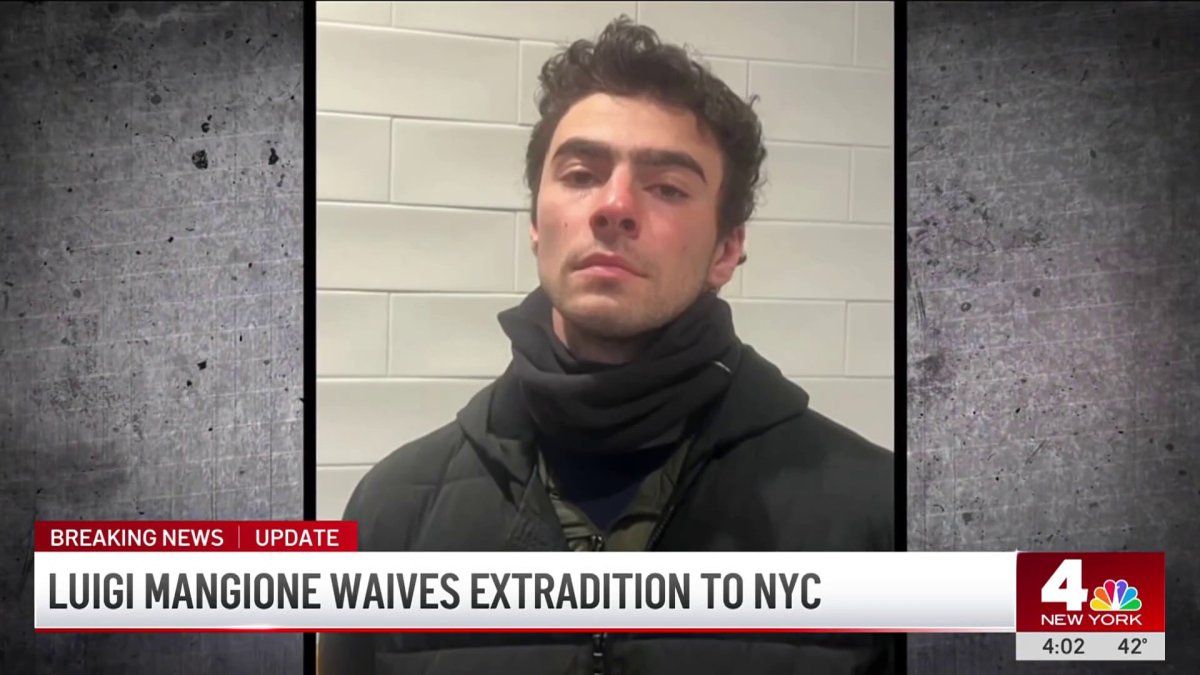Luigi Mangione waives extradition to New York City – NBC New York