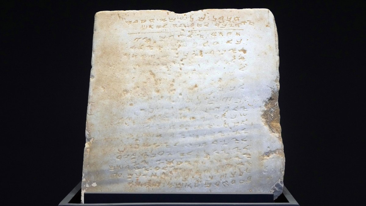 Stone tablet inscribed with Ten Commandments sells for millions – NBC ...