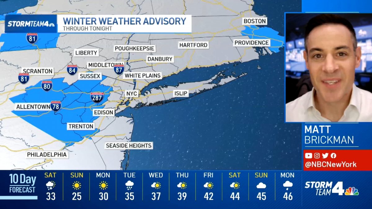 Latest Forecast From Storm Team 4 – NBC New York