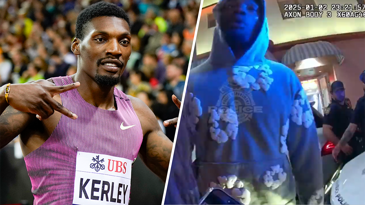 US Olympic sprinter Fred Kerley arrested for battery in Miami Beach – NBC New York