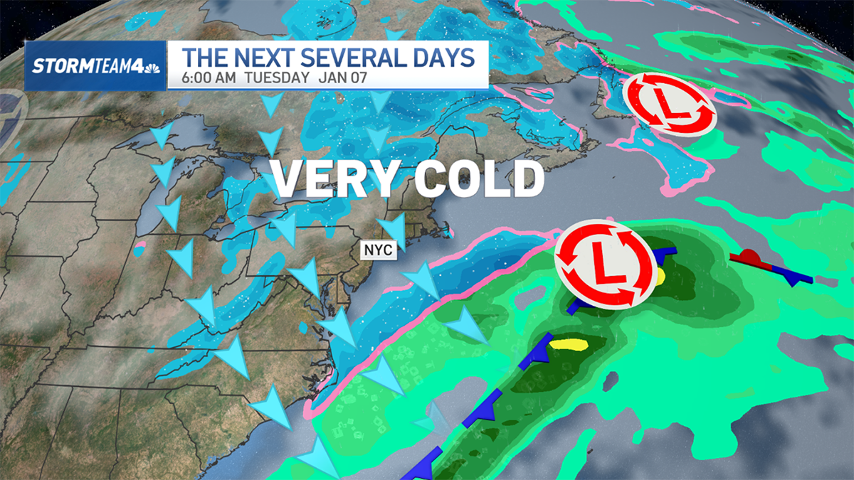 NYC weather forecast: Bitter cold mornings before possible snow threat ...