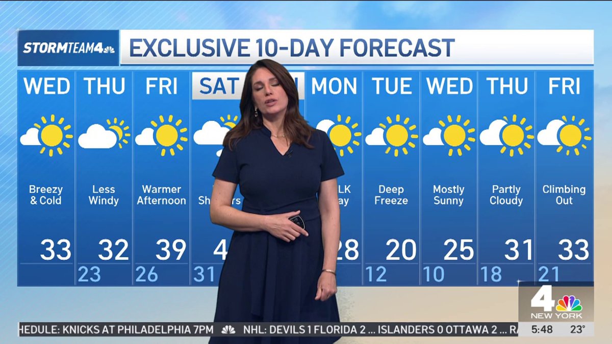 Latest forecast from Storm Team 4 – NBC New York