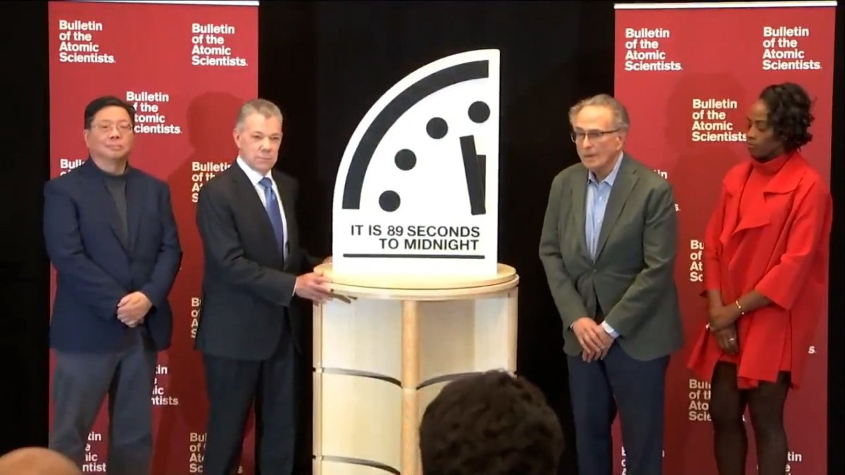 Why did the ‘Doomsday Clock’ just move closer to midnight? – NBC New York