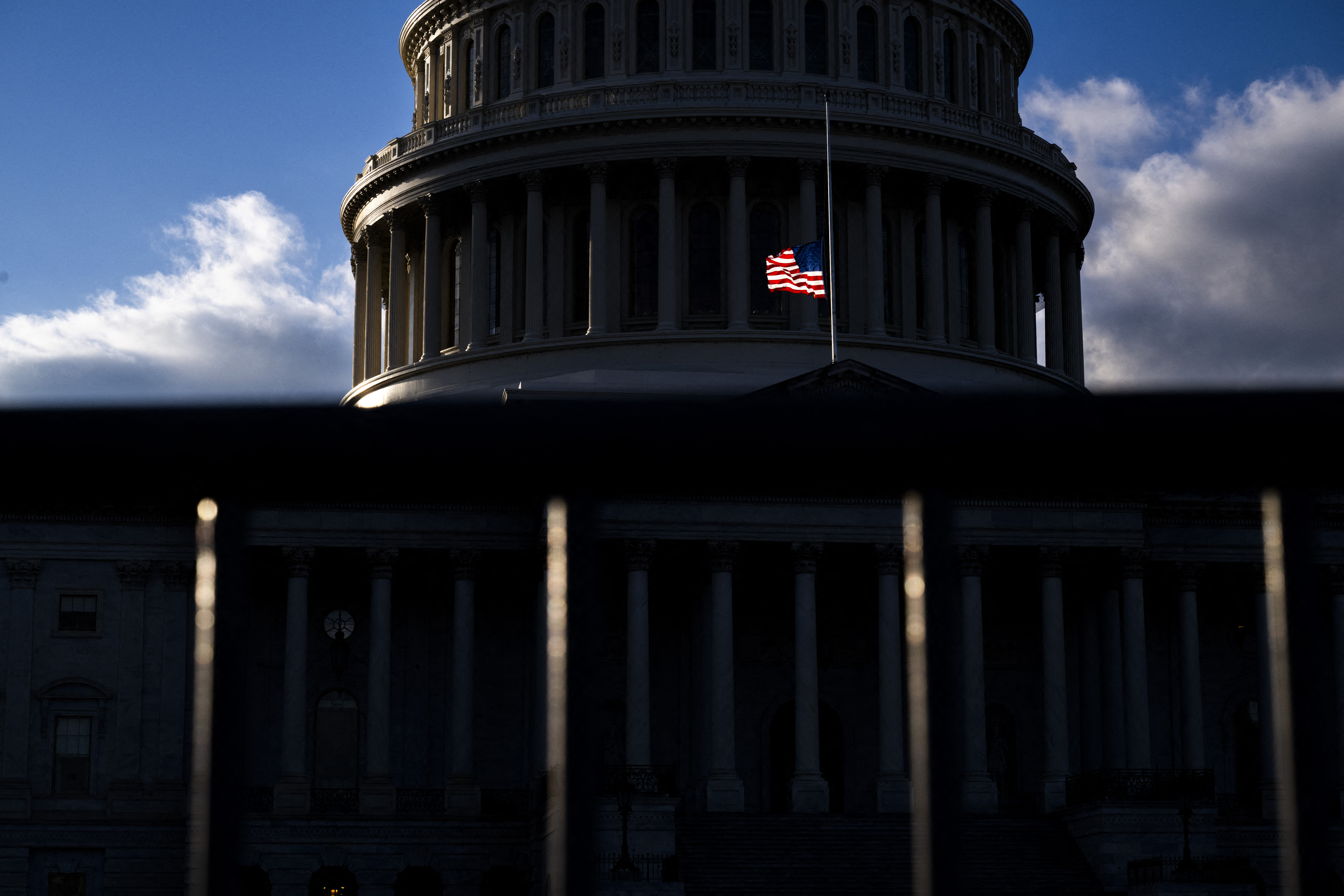 Why are US flags being flown at half-staff on Inauguration Day? – NBC ...