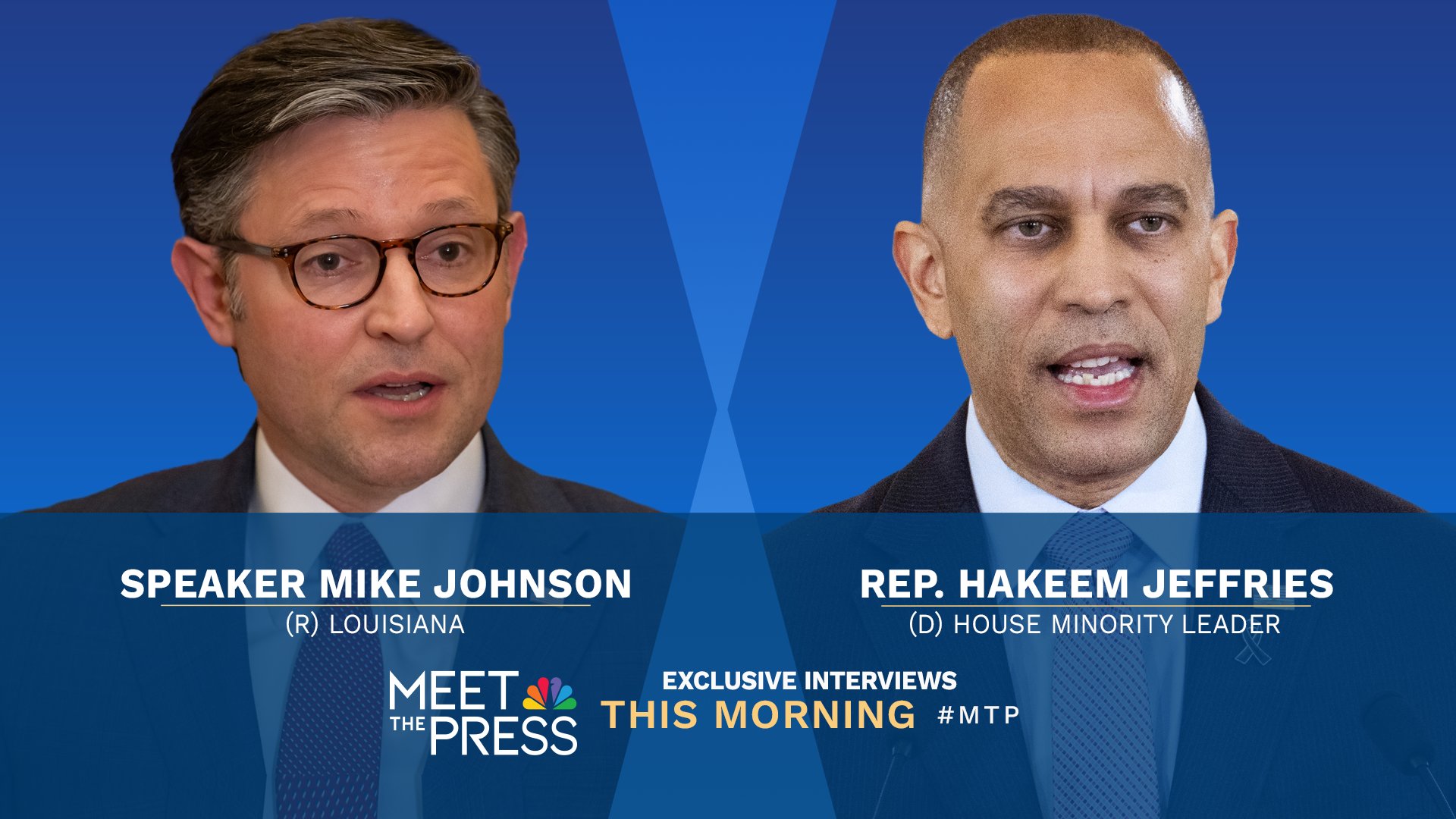 Meet the Press today: Speaker Johnson, Hakeem Jeffries – NBC New York