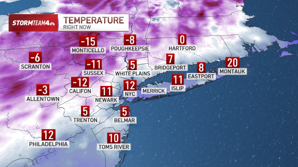 Weather feels like 15 below in parts of NY: When will it warm up? – NBC ...