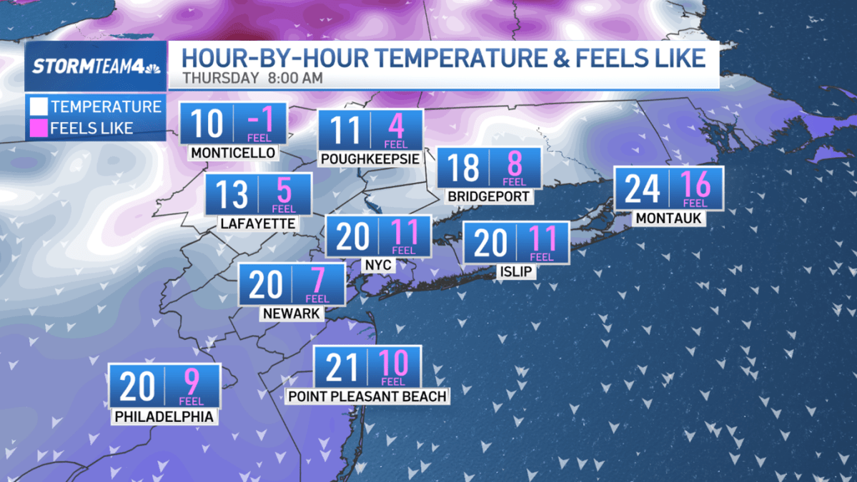 NYC weekend weather forecast: Weekend warmup coming after bitter cold – NBC New York