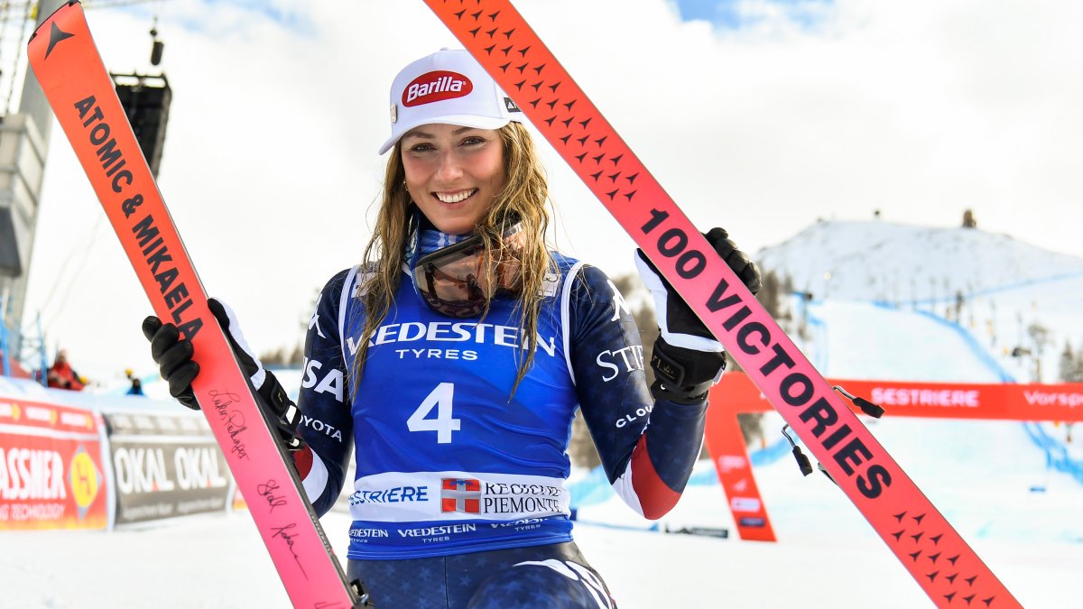 US skier Mikaela Shiffrin wins historic 100th World Cup race – NBC New York