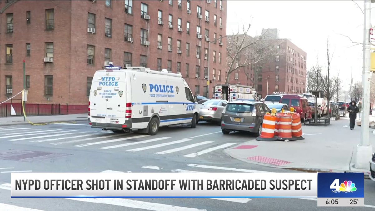 NYPD officer shot in standoff with barricaded suspect in Manhattan ...