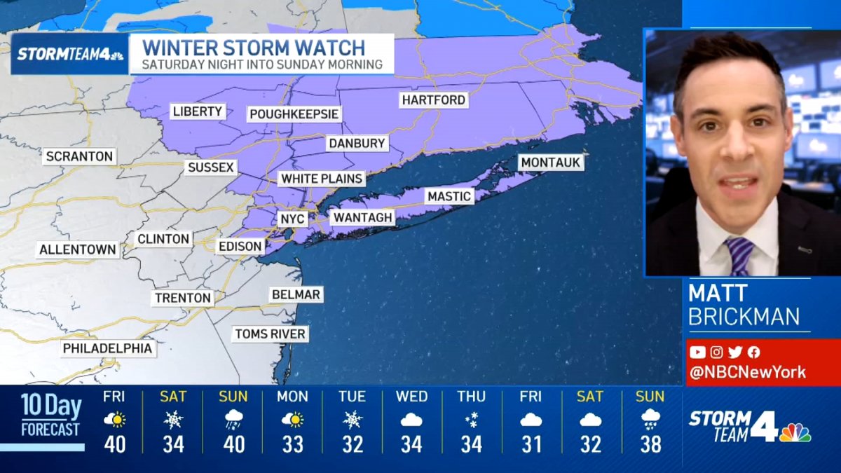 Latest Forecast From Storm Team 4 – NBC New York