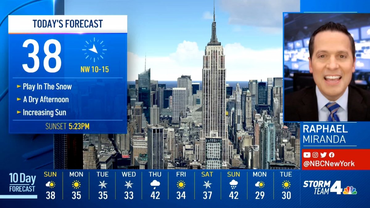 Latest Forecast From Storm Team 4 – NBC New York