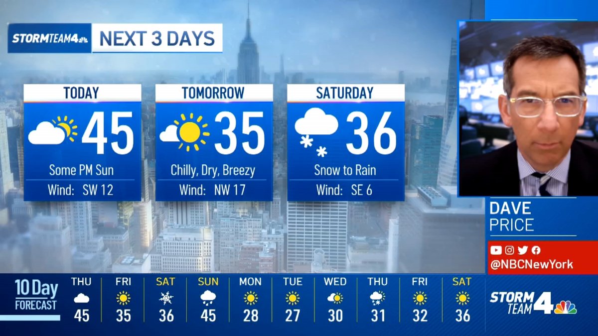 Latest Forecast From Storm Team 4 – NBC New York