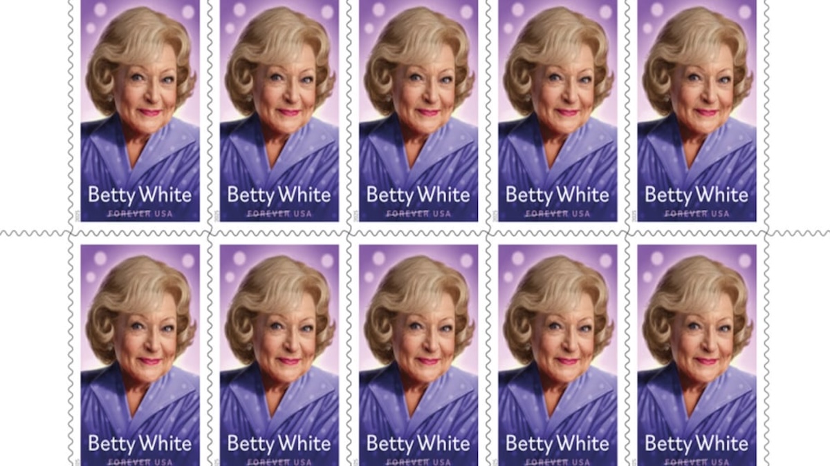 Illustrator behind Betty White stamp explains hidden details – NBC New York