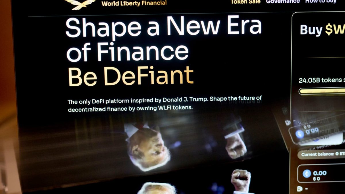 Trump’s World Liberty Financial crypto project says it sold $550 ...