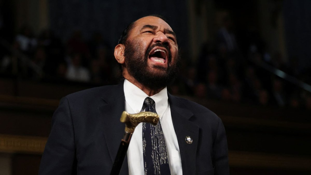 Full Video: Rep. Al Green ejected from Trump address to Congress for ...