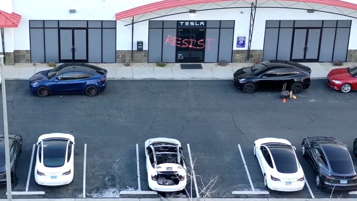 Why are people vandalizing Teslas across the country? – NBC New York