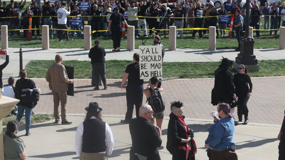 Satanist group attempts to hold Black Mass in Kansas Statehouse – NBC ...