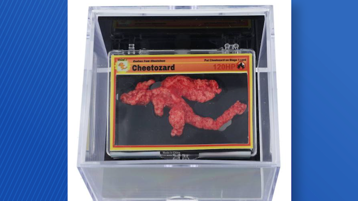 Viral Pokémon-shaped Cheeto sells at auction for nearly $88K – NBC New York