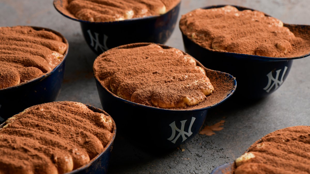 Yankees tiramisu helmet unveiled for upcoming season – NBC New York