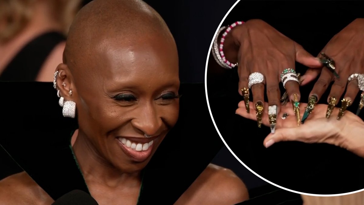 Cynthia Erivo shows off epic ‘Wicked’ Oscars nails that took 4 hours ...