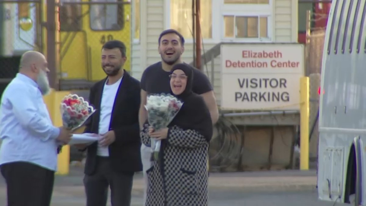 Emine Emanet reunites with family after being detained by ICE – NBC New ...