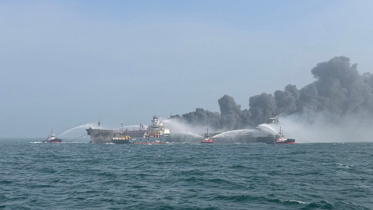 Oil tanker and cargo vessel collide off the English coast – NBC New York